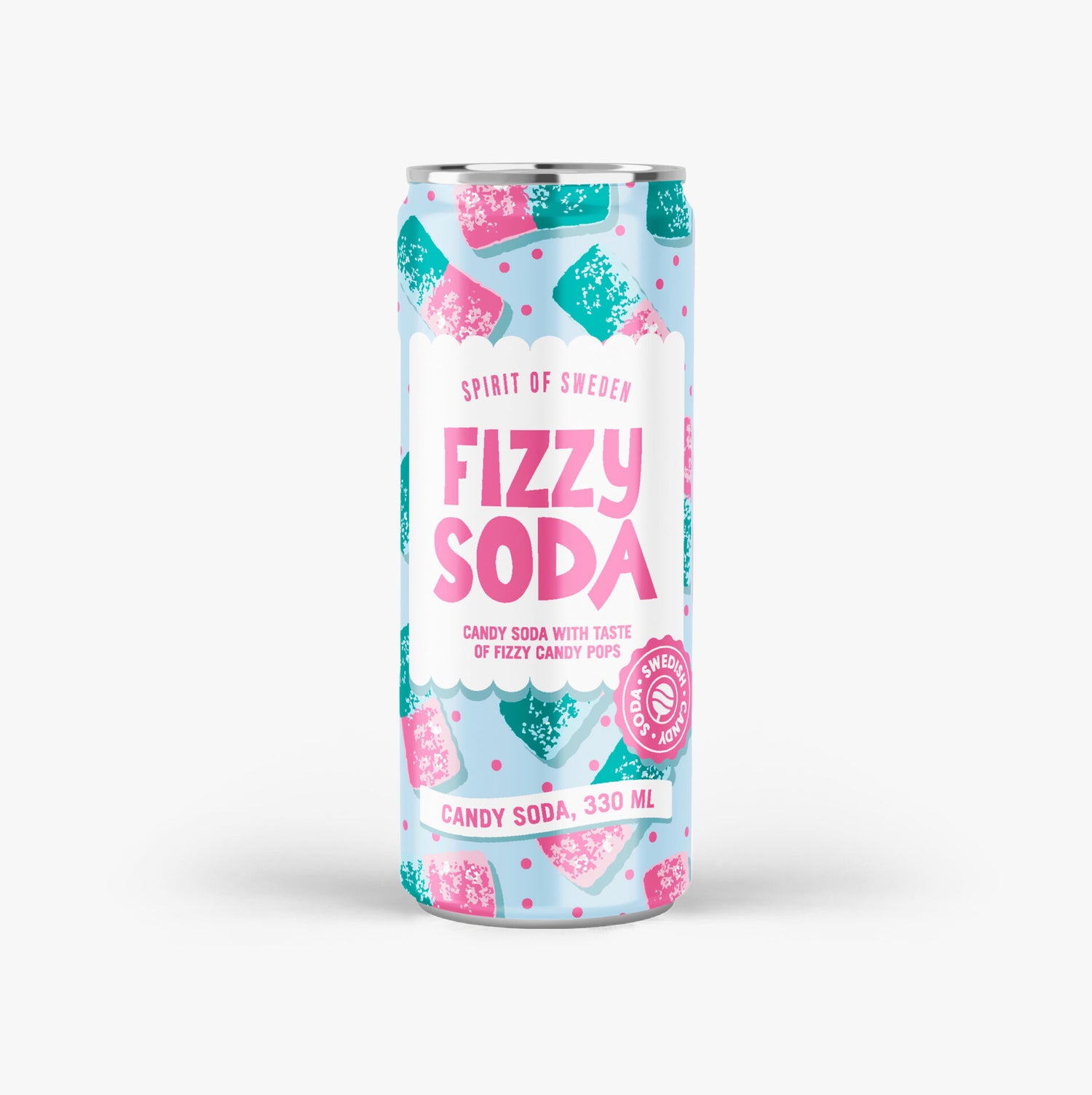 Fizzy Candy Soda 33 cl – Swedish Candy