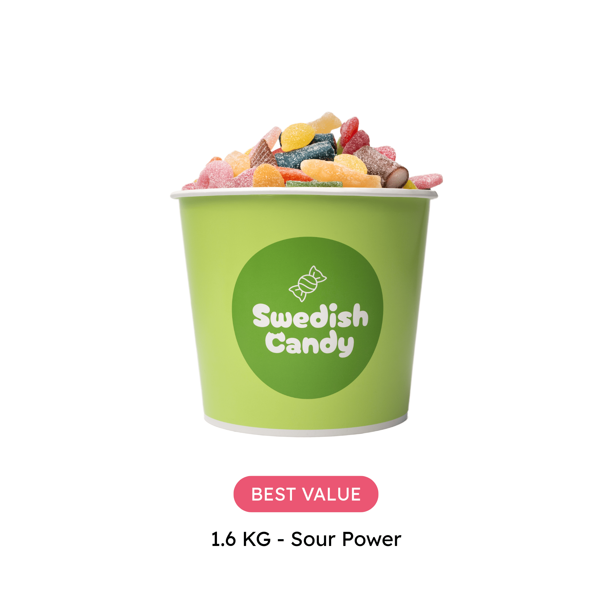 Sour Power Bucket – Swedish Candy