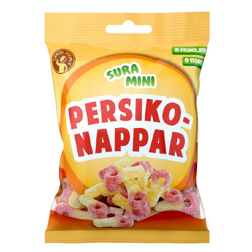 Sour Mini Peach Pacifier 70g – Swedish Candy